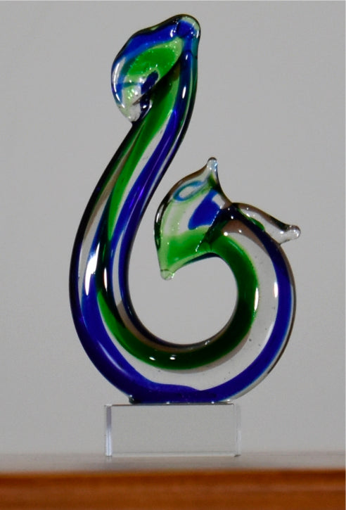 Koru Hook Green Blue 8.5 cm