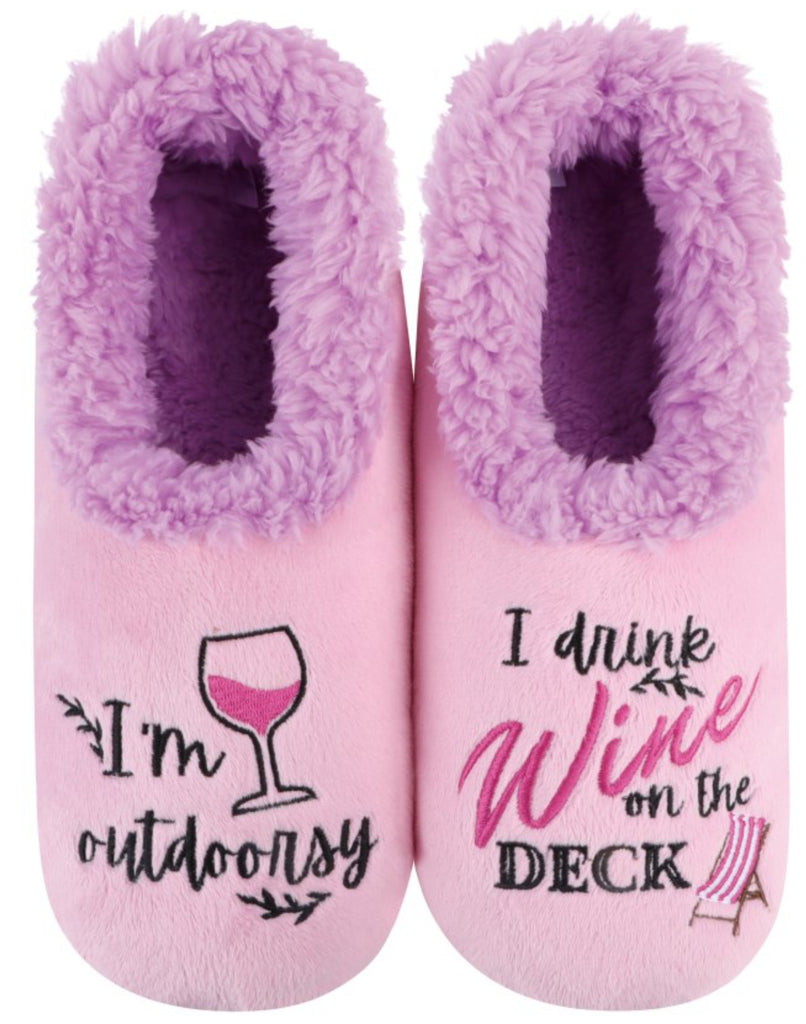 Slumbies - Women's Medium Pairables I'M Outdoorsy Foot Covering