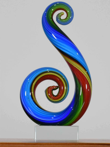 Personalised Koru Double Rainbow 17 cm
